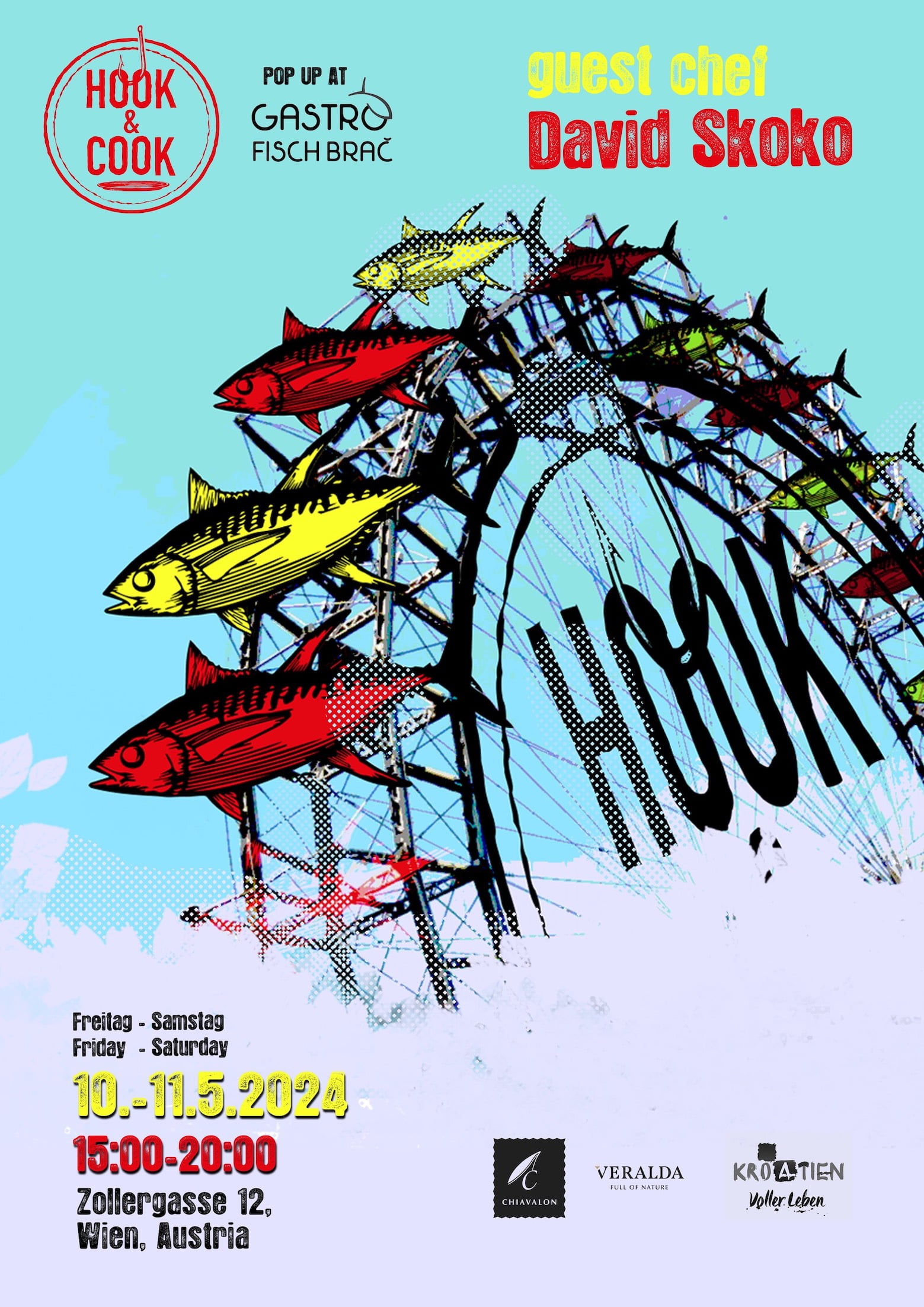 Hook & Cook festival ponovno u Beču: Chef David Skoko i riblje delicije u Gastrofischu Brač ...